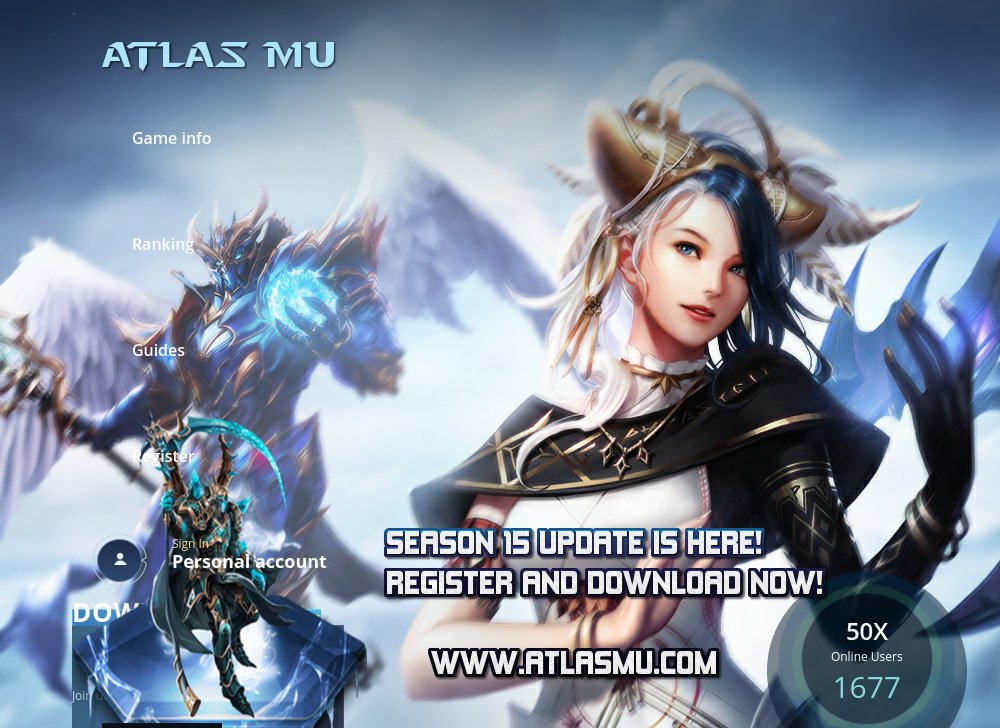 ATLAS MU - SEASON 15 - NO REBIRTH - 50X - Mu Online | Gaming top...