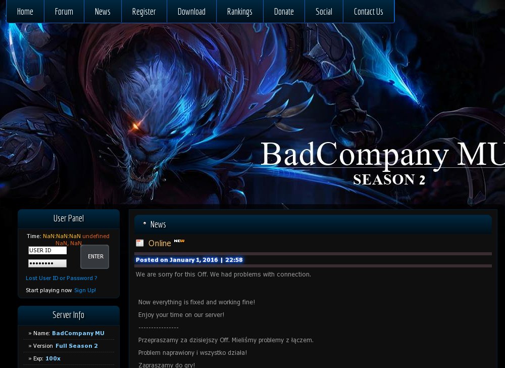 BadCompany MUOnline 2.4 HIGH rate - Mu Online | Gaming top 100 list...