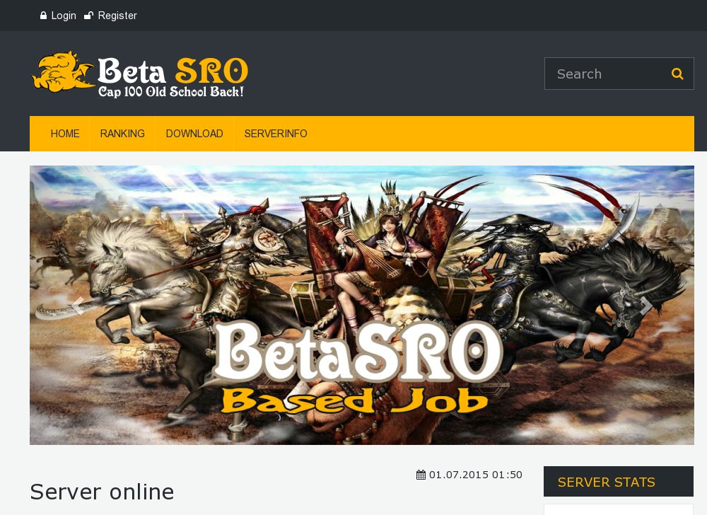 BetaSRO Lvl Cap 120 D12 - Silkroad Online | Gaming top 100 list