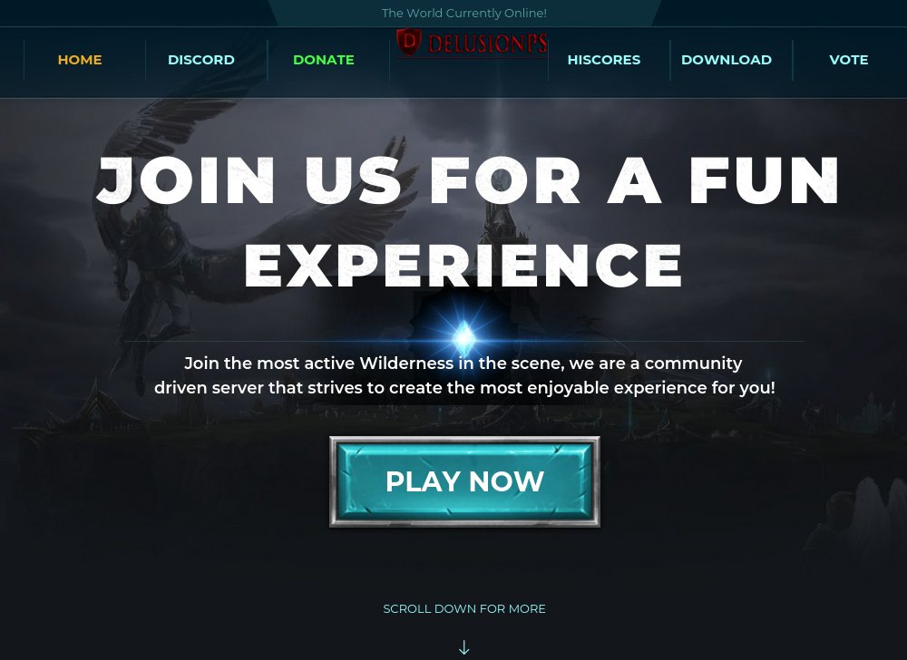 DelusionPS Best Custom Rsps - Runescape | Gaming top 100 list