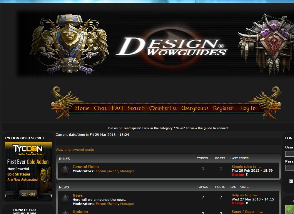 Design WoW-Guides - World of Warcraft | Gaming top 100 list