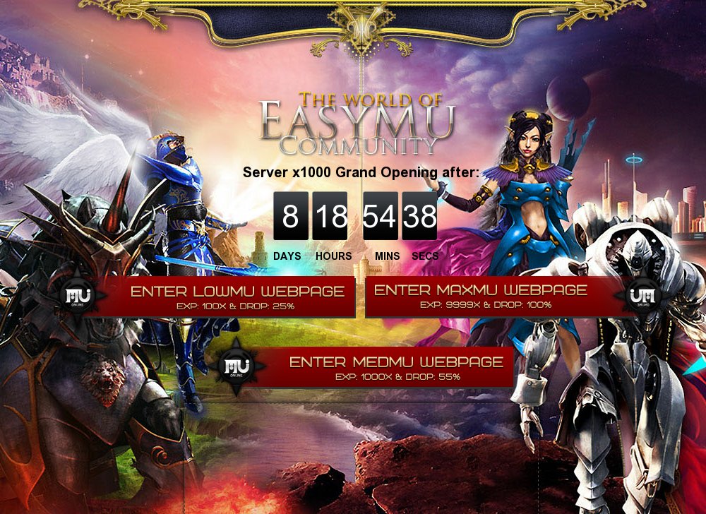 MEDIUM X1000 - SEASON18 - 18 AUGUST - Mu Online | Gaming top 100...