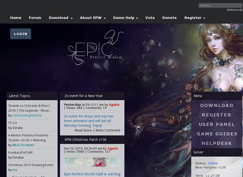 Epic Perfect World - Perfect World | Gaming top 100 list