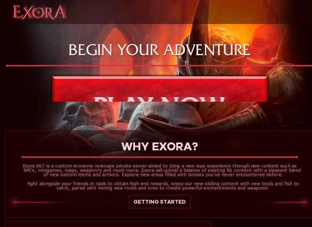 Exora - High Quality Customs - Custom Raids - Runescape | Gaming...