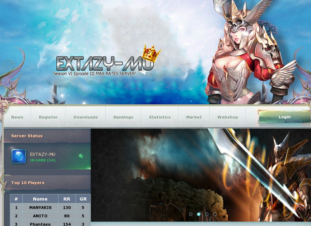 Extazy MU - Mu Online | Gaming top 100 list - Arena-Top100.com