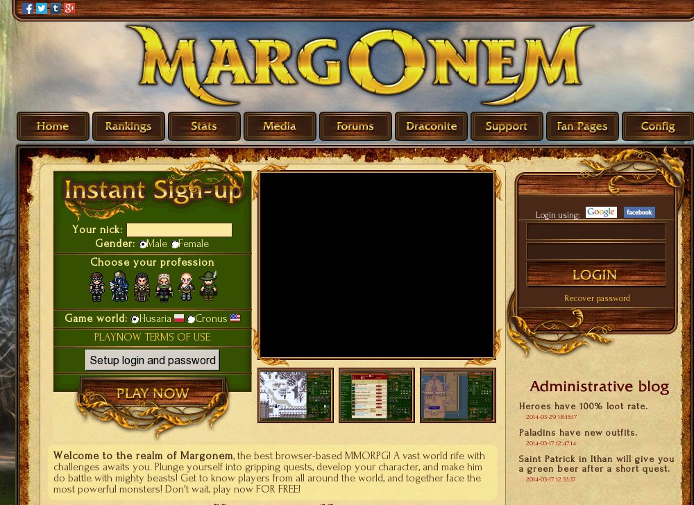 Margonem MMORPG - MMORPG & MPOG | Gaming top 100 list