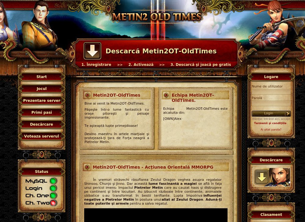 Metin2OT-OldTimes PVM 2020 - Metin2 | Gaming top 100 list