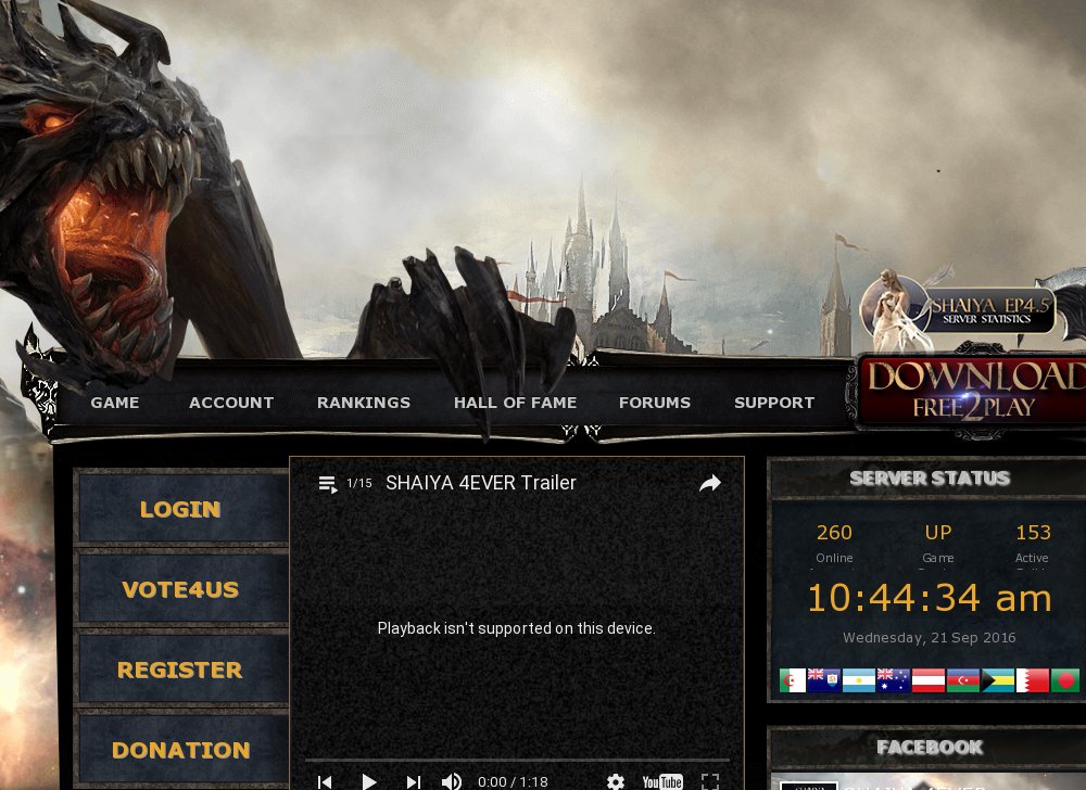 SHAIYA 4EVER - Shaiya | Gaming top 100 list - Arena-Top100.com