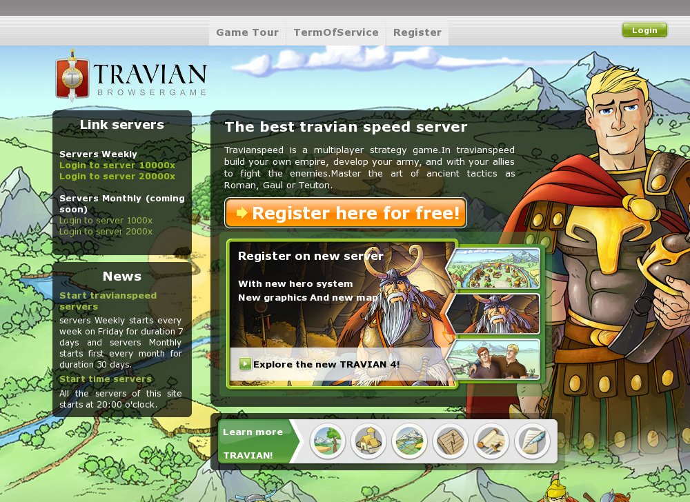 travianspeed - Travian | Gaming top 100 list - Arena-Top100.com