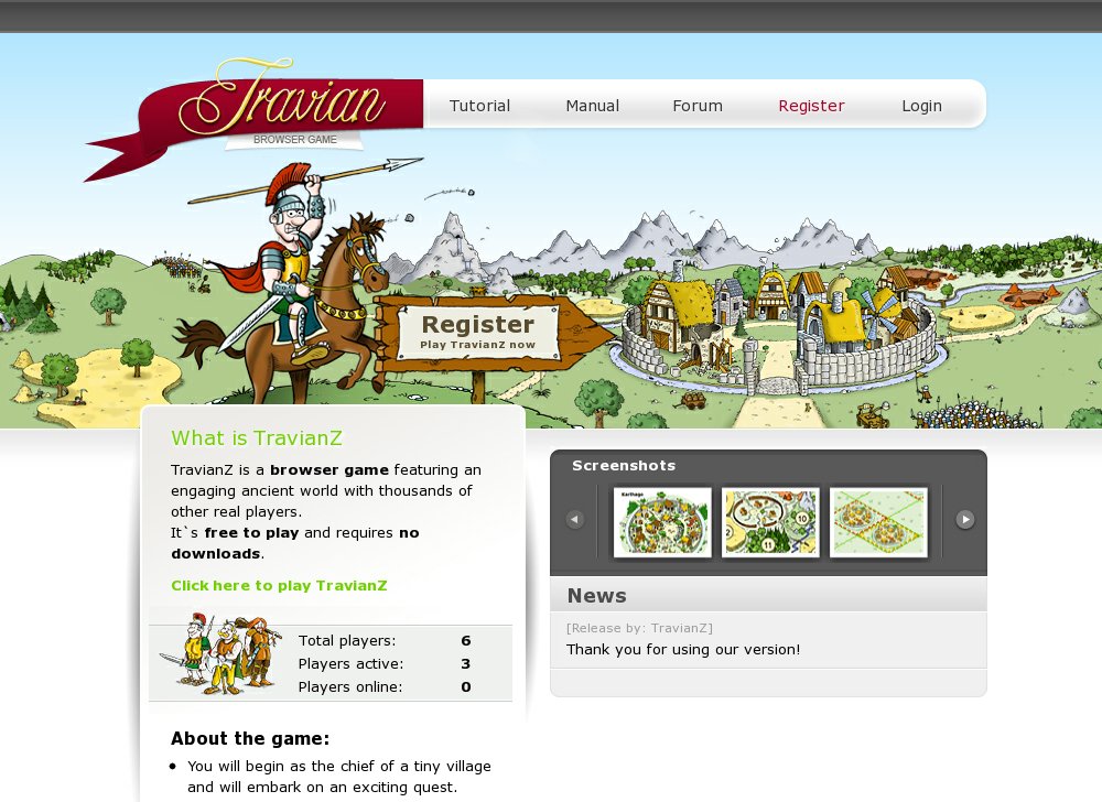 Travianz - Travian | Gaming top 100 list - Arena-Top100.com