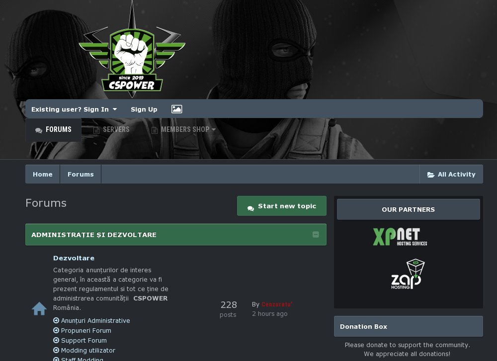 CS.CSPOWER.RO # CSGO Remake - Counter Strike 1.6 | Gaming top 100...