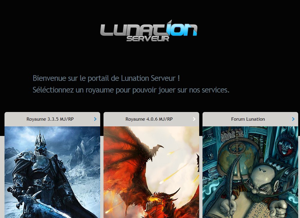 Lunation Serveur [MJ RP] [3.3.5 & 4.x.x] - World of Warcraft
