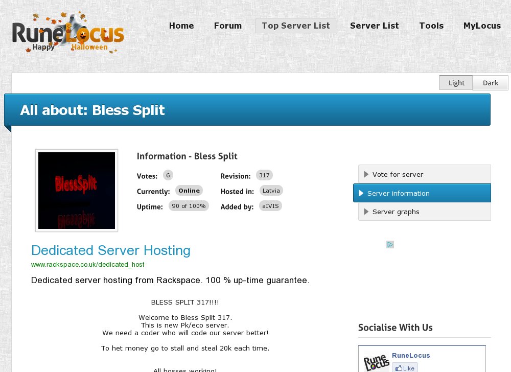 Bless Split(need staff) - Runescape | Gaming top 100 list