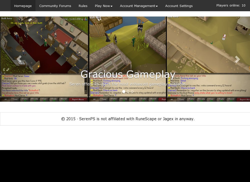 SerenPS - Runescape | Gaming top 100 list - Arena-Top100.com