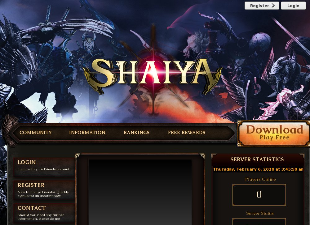 Friends Of Shaiya - MMORPG & MPOG | Gaming top 100 list