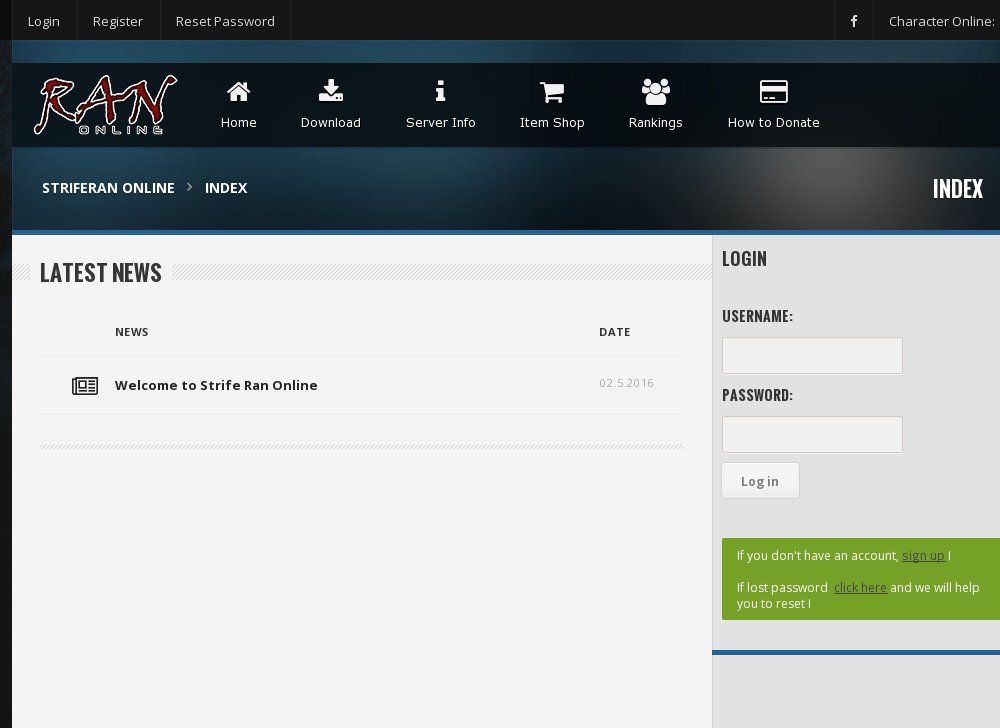 Strife Ran Online - Ran Online | Gaming top 100 list