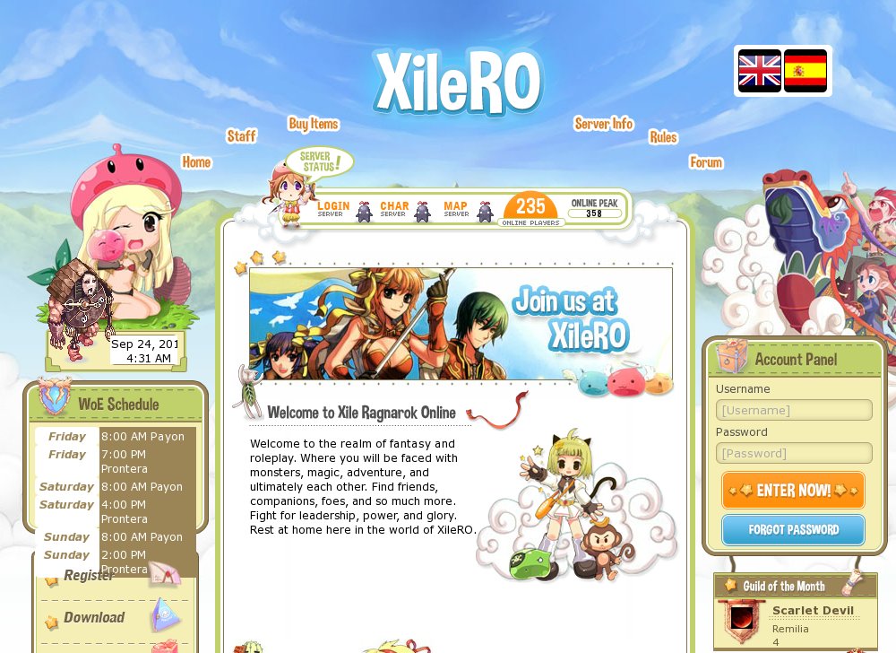 Xilero - Ragnarok Online | Gaming top 100 list - Arena-Top100.com